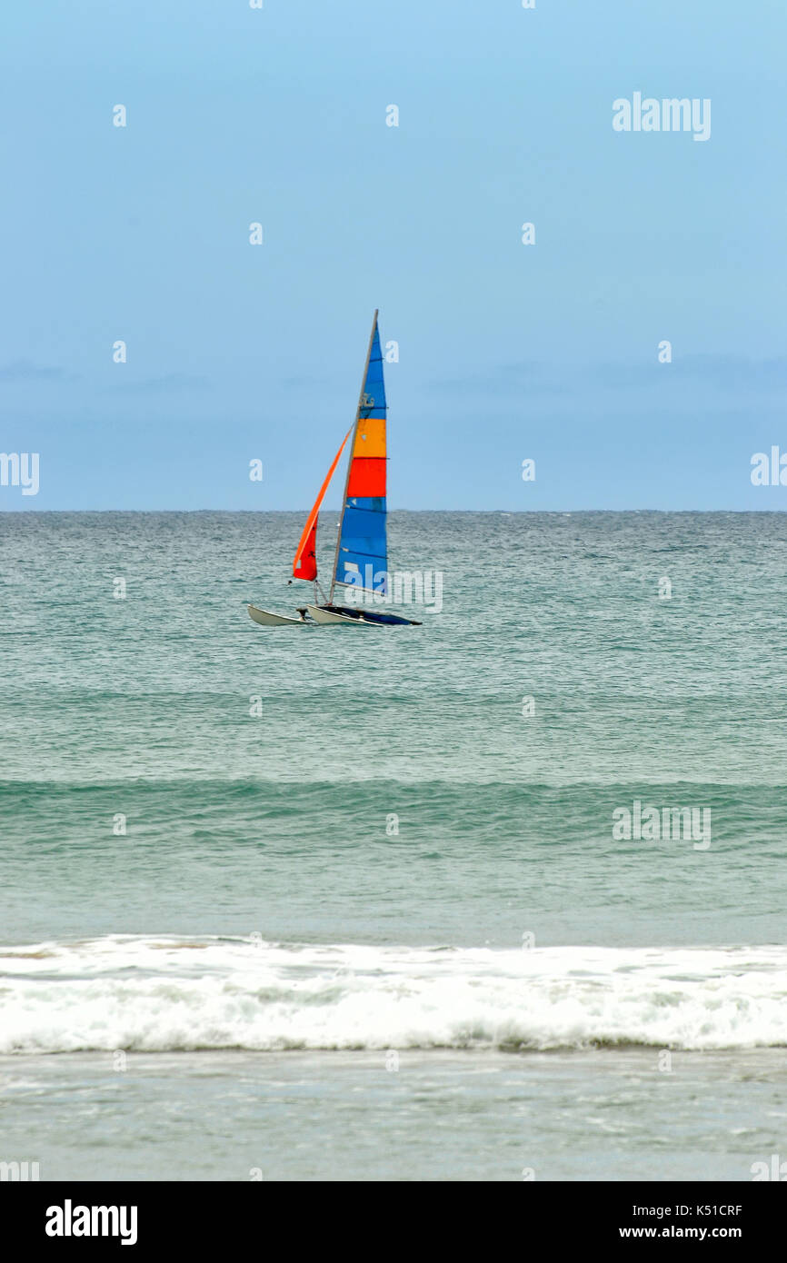 All shades of blue of the Pacific ocean. The Australian coast Stock ...