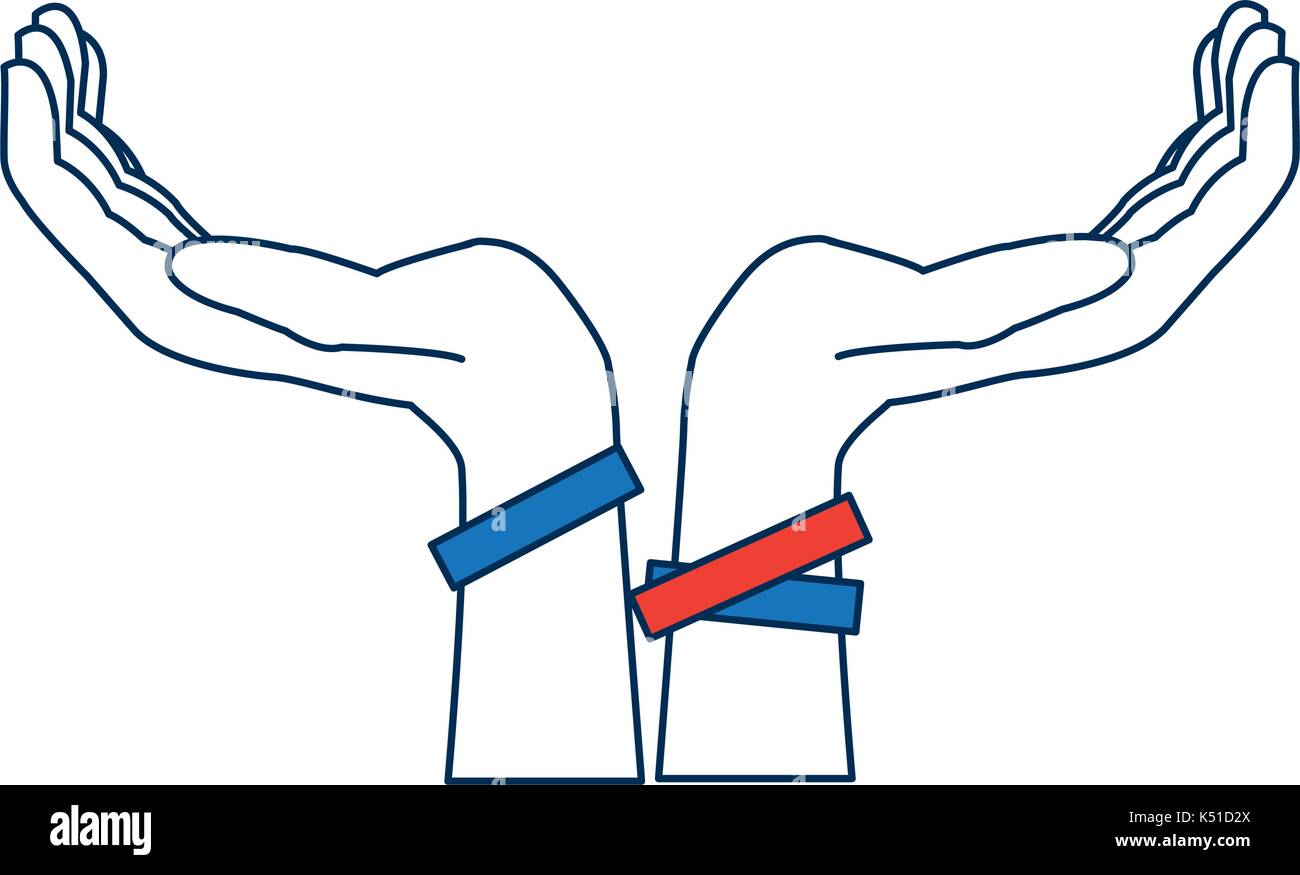 two hands support help gesture symbol Stock Vector Image & Art - Alamy