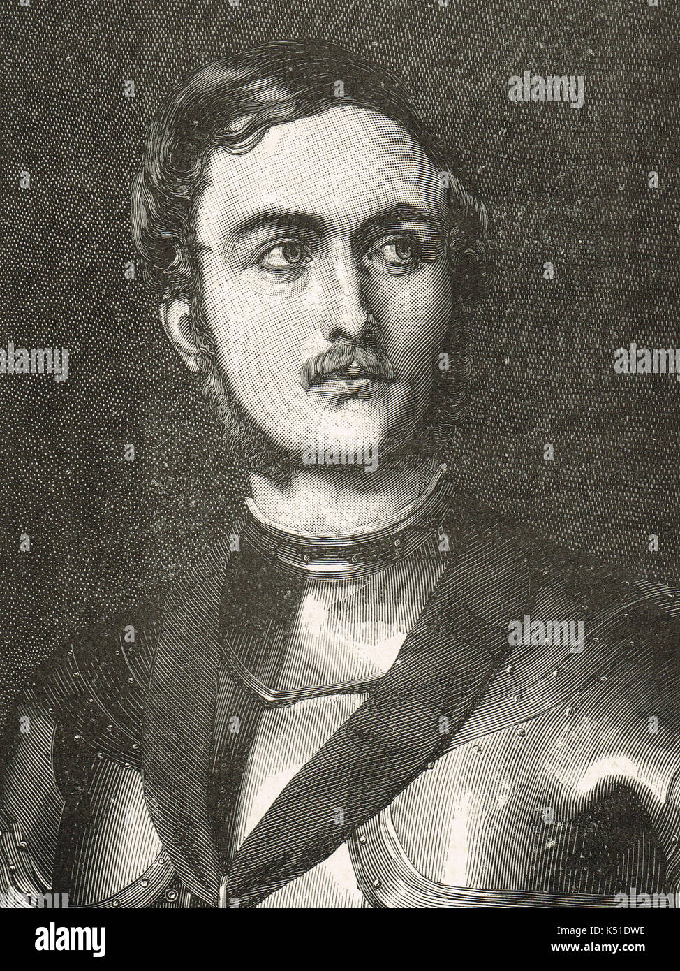 Prince Albert as a Knight in armour, 1844 Stock Photo - Alamy