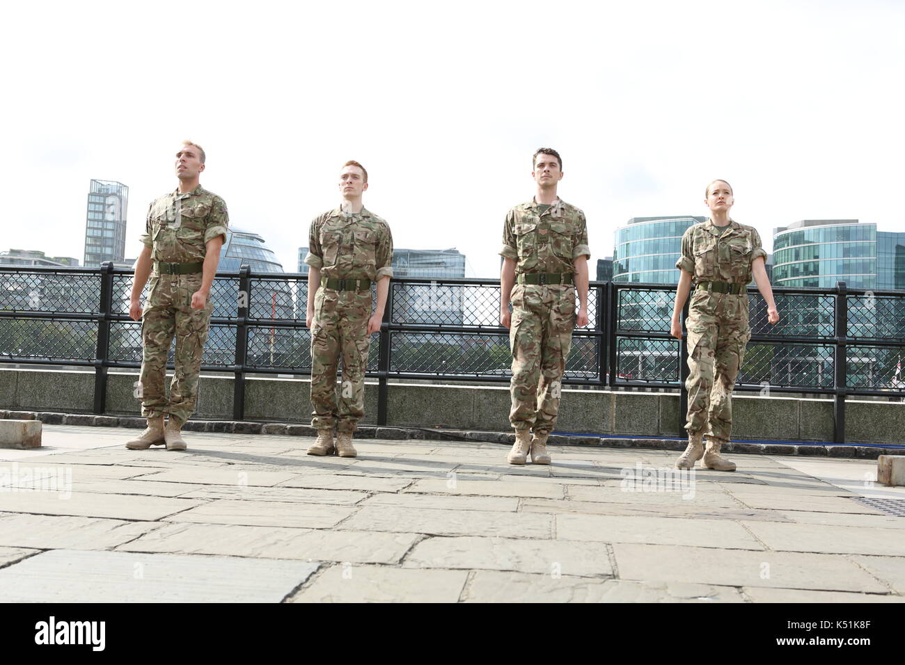 5 Soldiers Rosie Kay Dance Company Stock Photo - Alamy