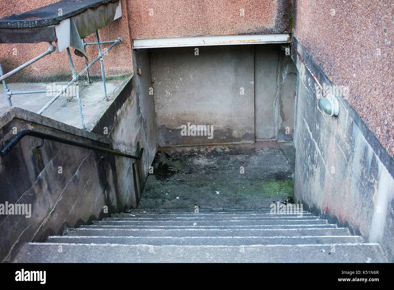 stairwell to scum Stock Photo - Alamy