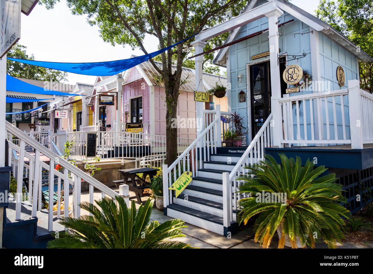 St Simons Pier Village High Resolution Stock Photography and Images - Alamy