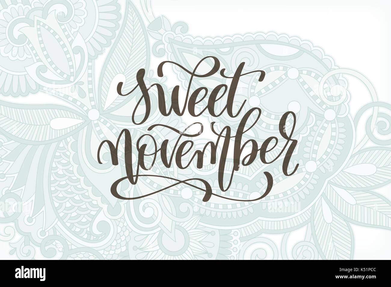 sweet november hand lettering autumn quote Stock Vector Image & Art - Alamy sweet november hand lettering autumn quote Stock Vector Image & Art - Alamy