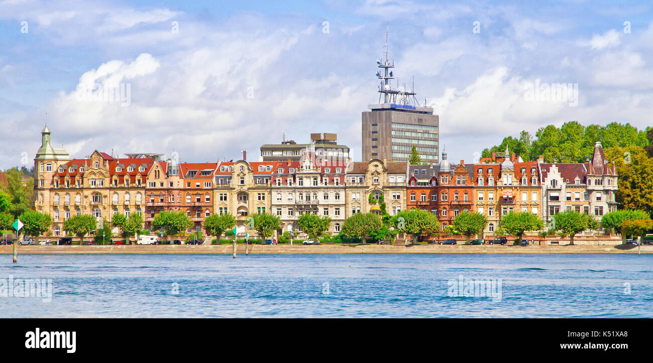 Constance on lake Bodensee (lake constance) Germany Stock Photo - Alamy