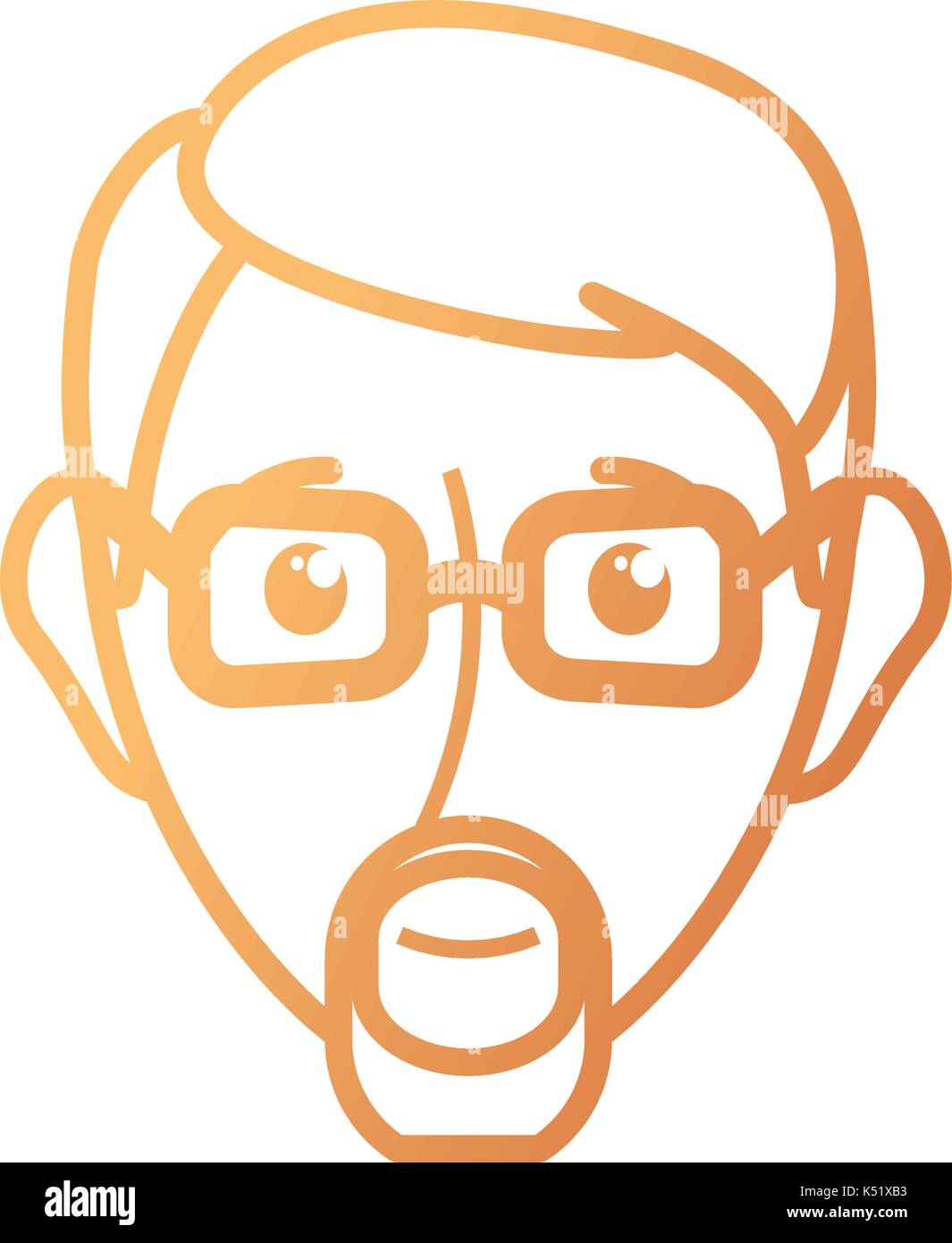 face man vector illustration Stock Vector Image & Art - Alamy