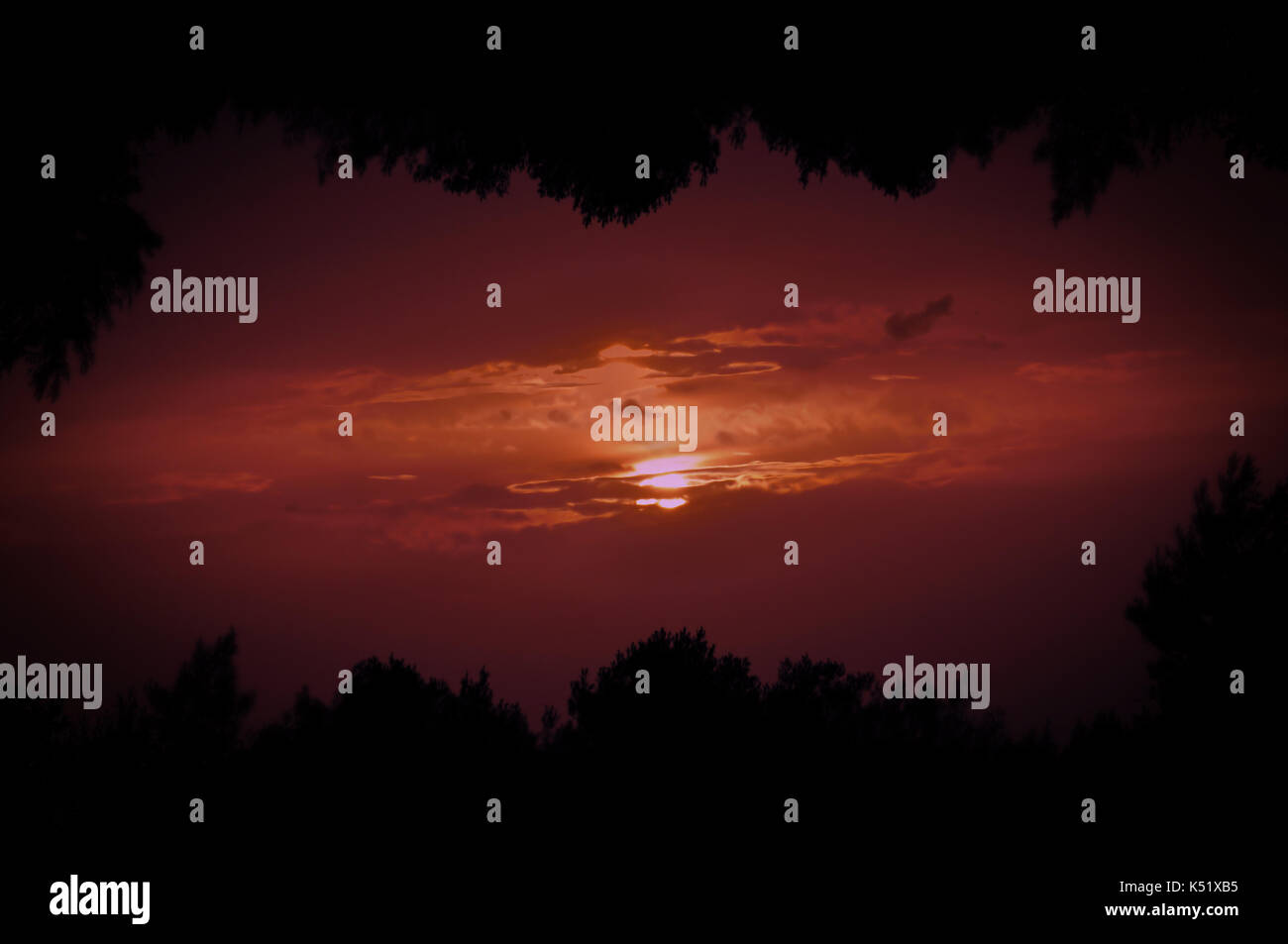 Inverted sunset High Resolution Stock Photography and Images - Alamy
