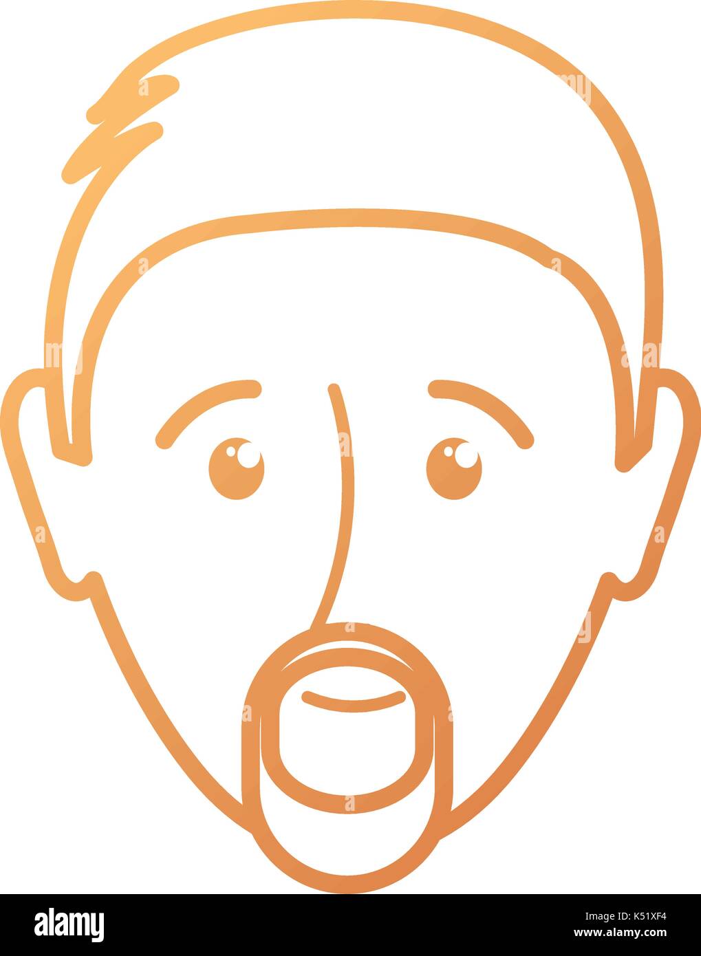 face man vector illustration Stock Vector Image & Art - Alamy