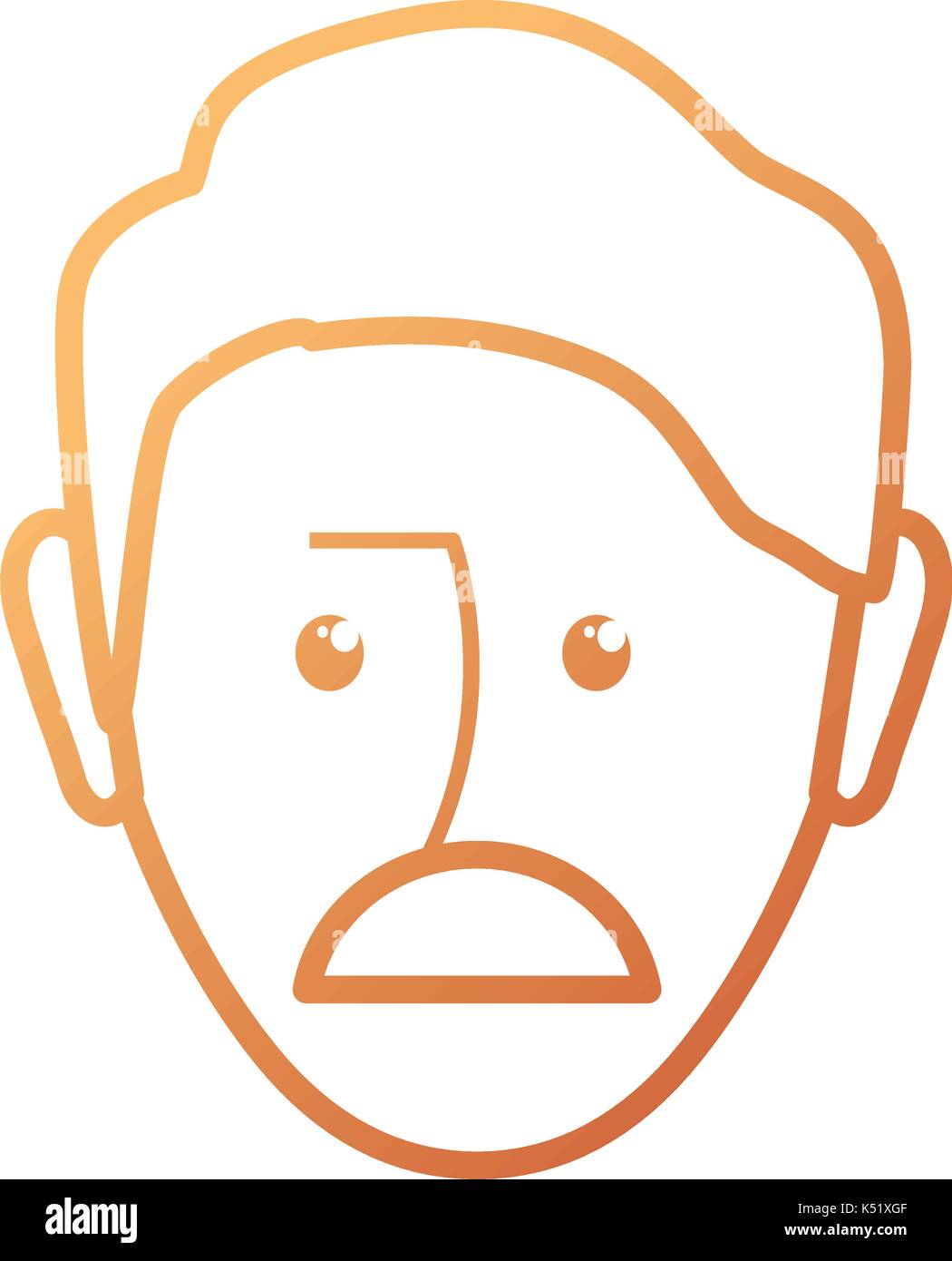 face man vector illustration Stock Vector Image & Art - Alamy