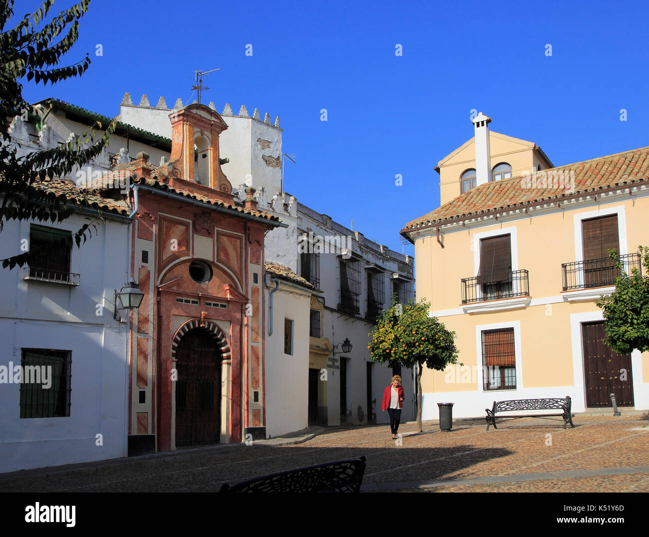 Attractive historic doorway and building in old inner city hi-res stock ...