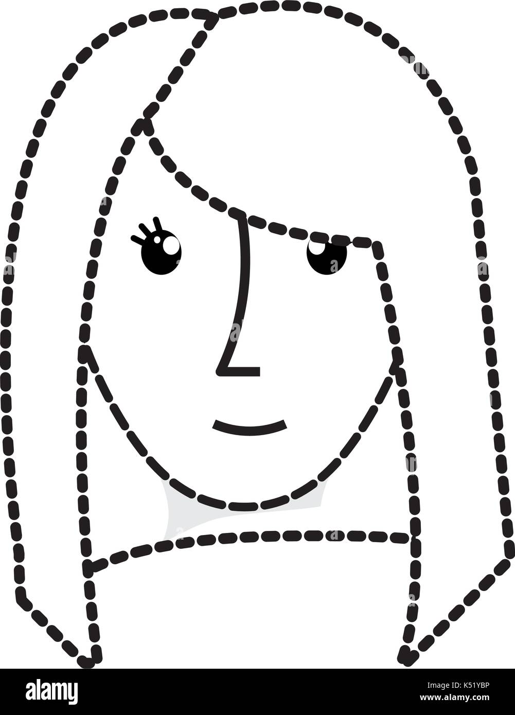 woman sticker vector illustration Stock Vector Image & Art - Alamy
