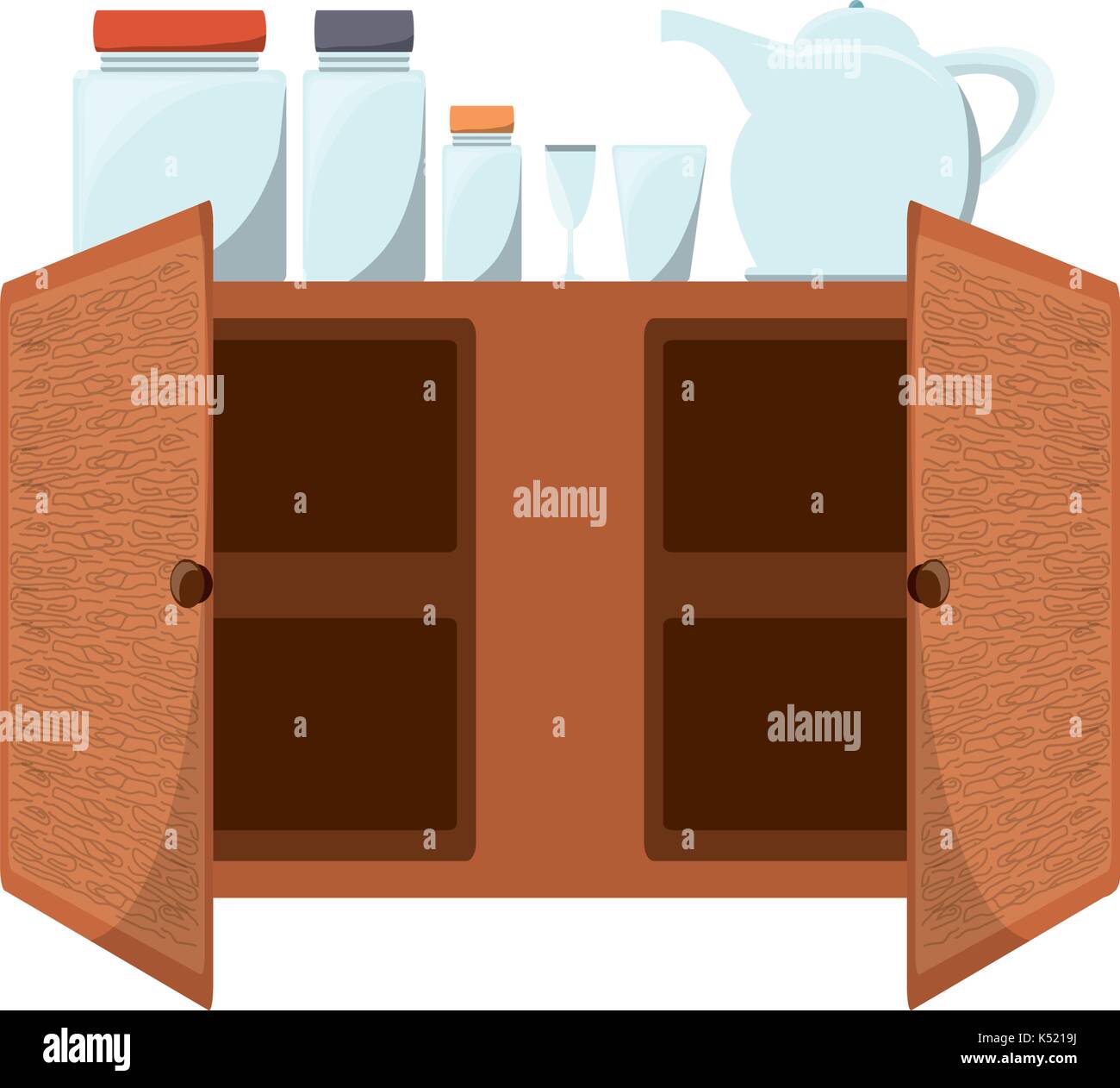 cupboard vector illustration Stock Vector Image & Art - Alamy