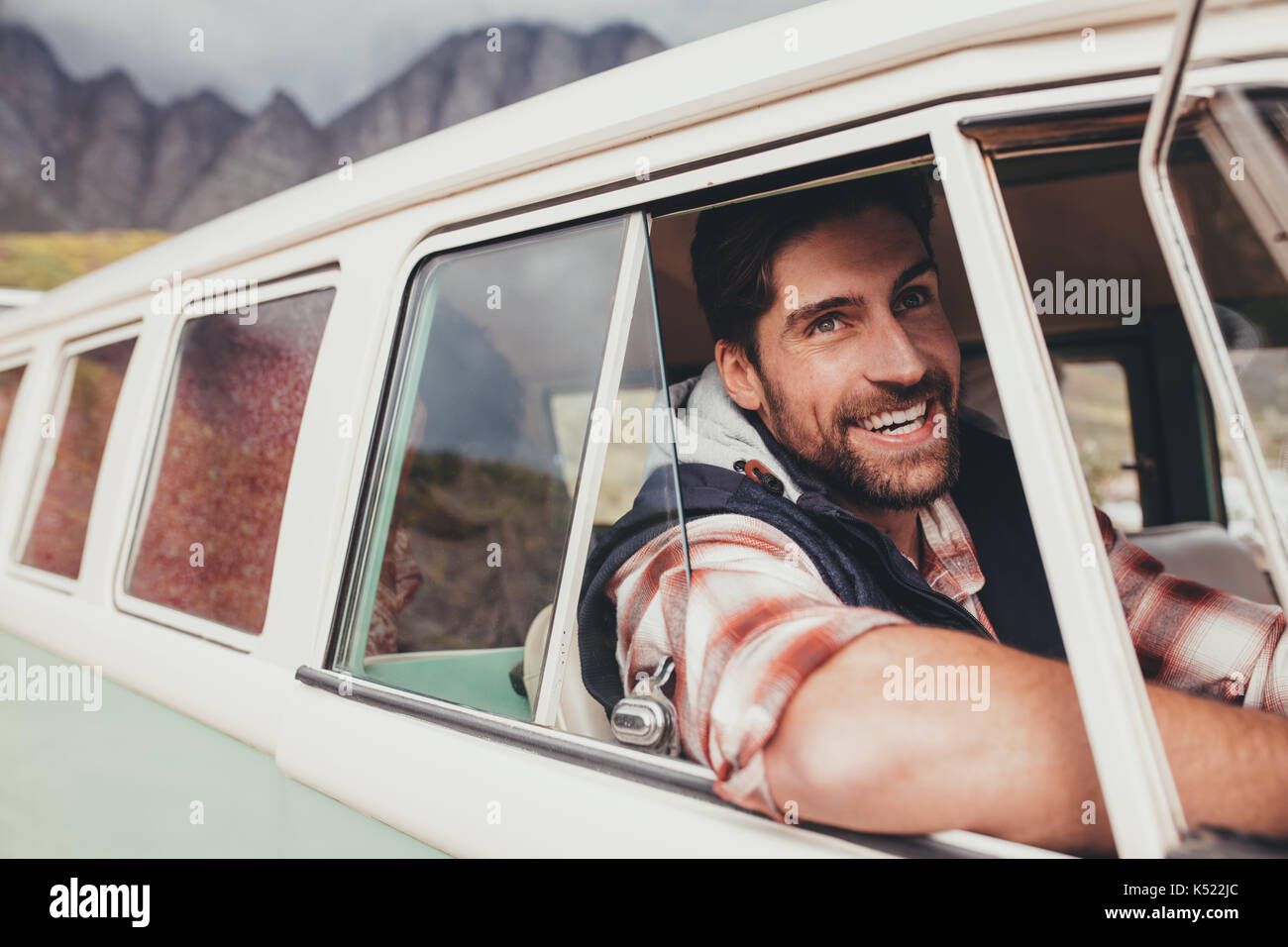 Driving minivan hi-res stock photography and images - Alamy