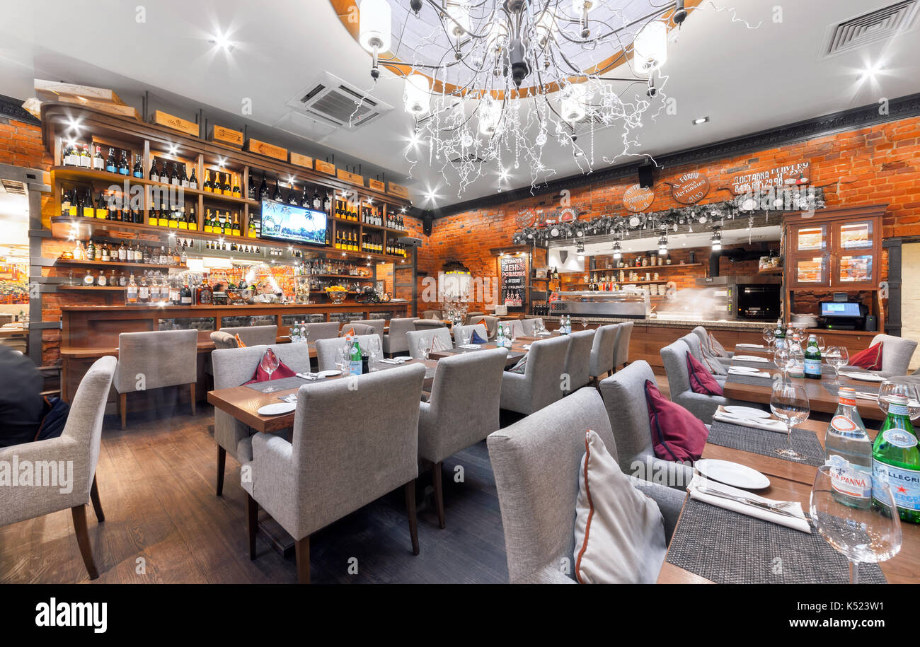 Italian cafe interior hi-res stock photography and images - Alamy