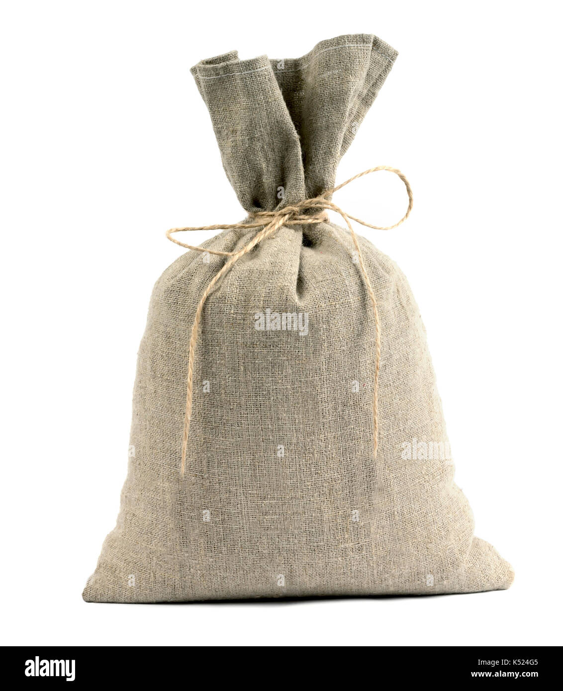 Full bag tied to the bow Stock Photo - Alamy