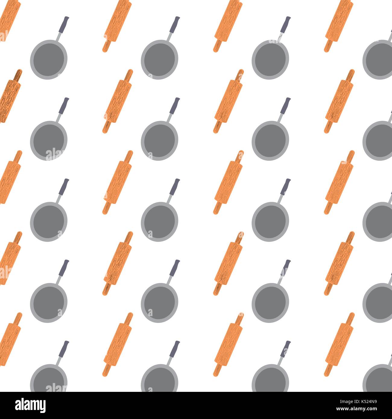 rolling pin and pan background Stock Vector Image & Art - Alamy