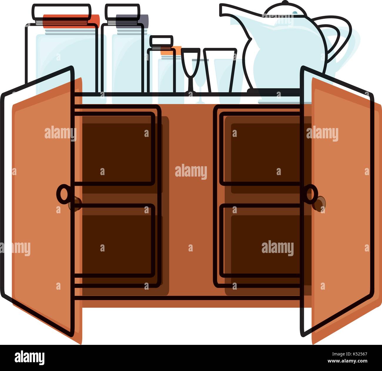 kitchen drawers icon Stock Vector Image & Art - Alamy