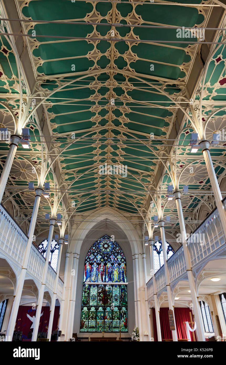 Interior St George's Church, Everton, Liverpool. Grade 1 Listed ...