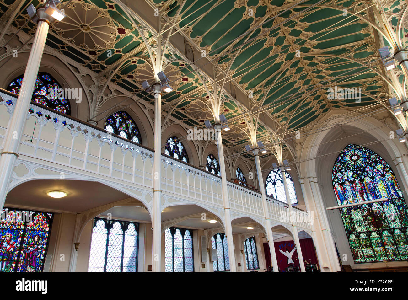 Interior St George's Church, Everton, Liverpool. Grade 1 Listed ...