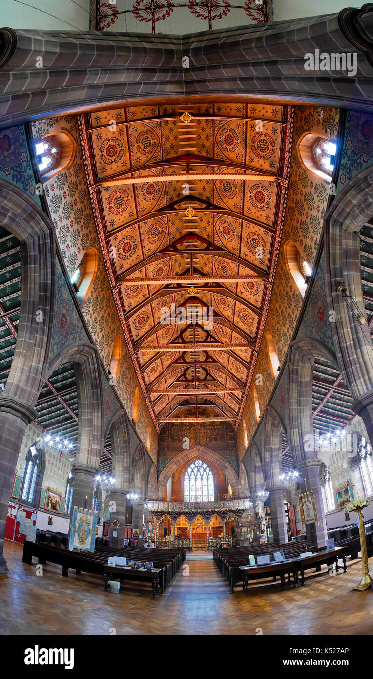 Interior St John the Baptist, Tuebrook, Liverpool, Grade l Listed ...