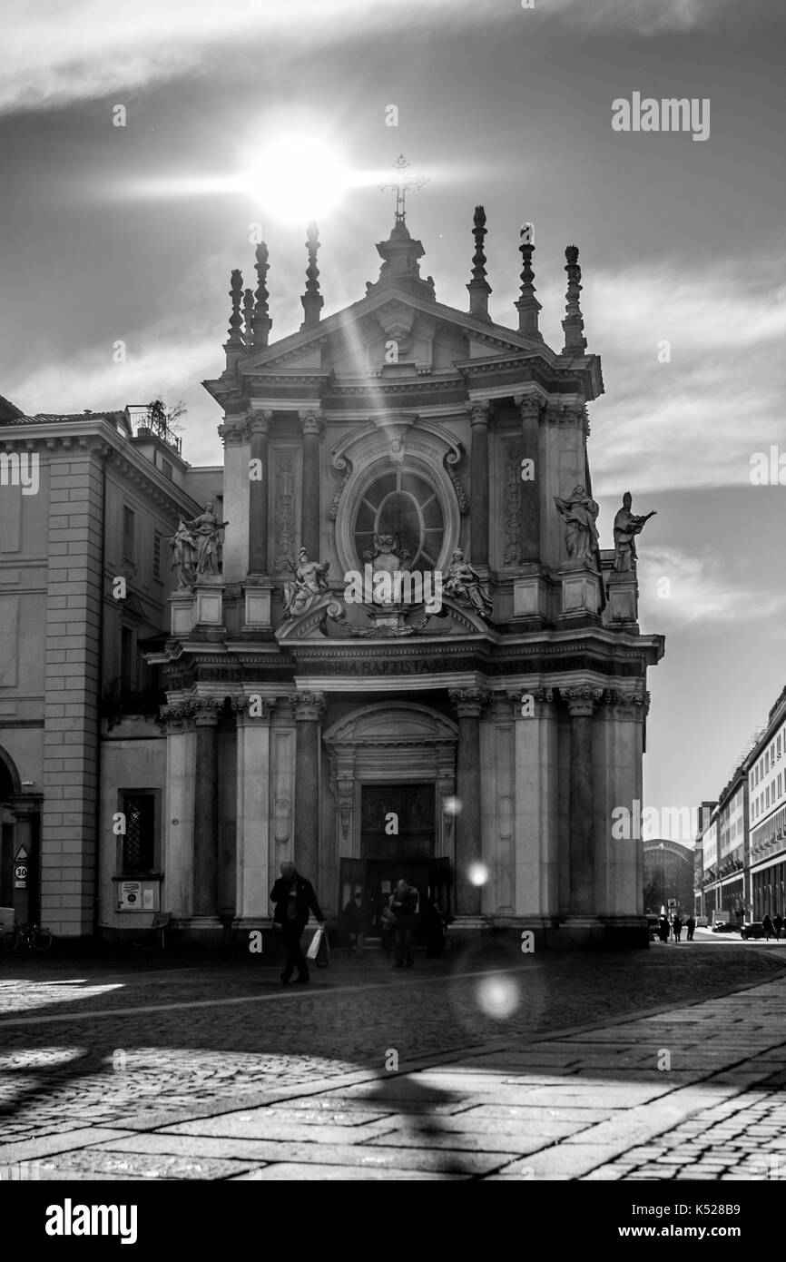 The church of Saint Christine (Santa Cristina) in St. Carlo's square ...