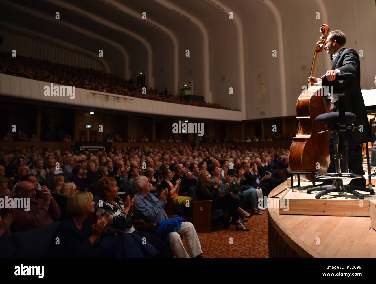 General view of the audience as the Royal Liverpool Philharmonic ...