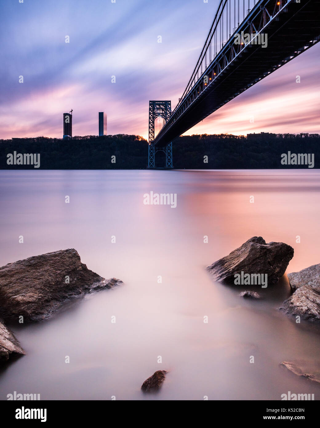 George Washington Bridge Stock Photo - Alamy