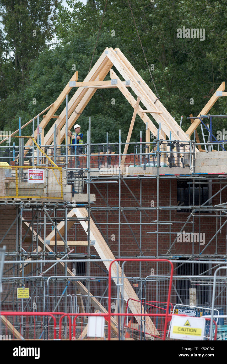 Redrow housing development in Hauxton,Cambridge on September 5th.The ...
