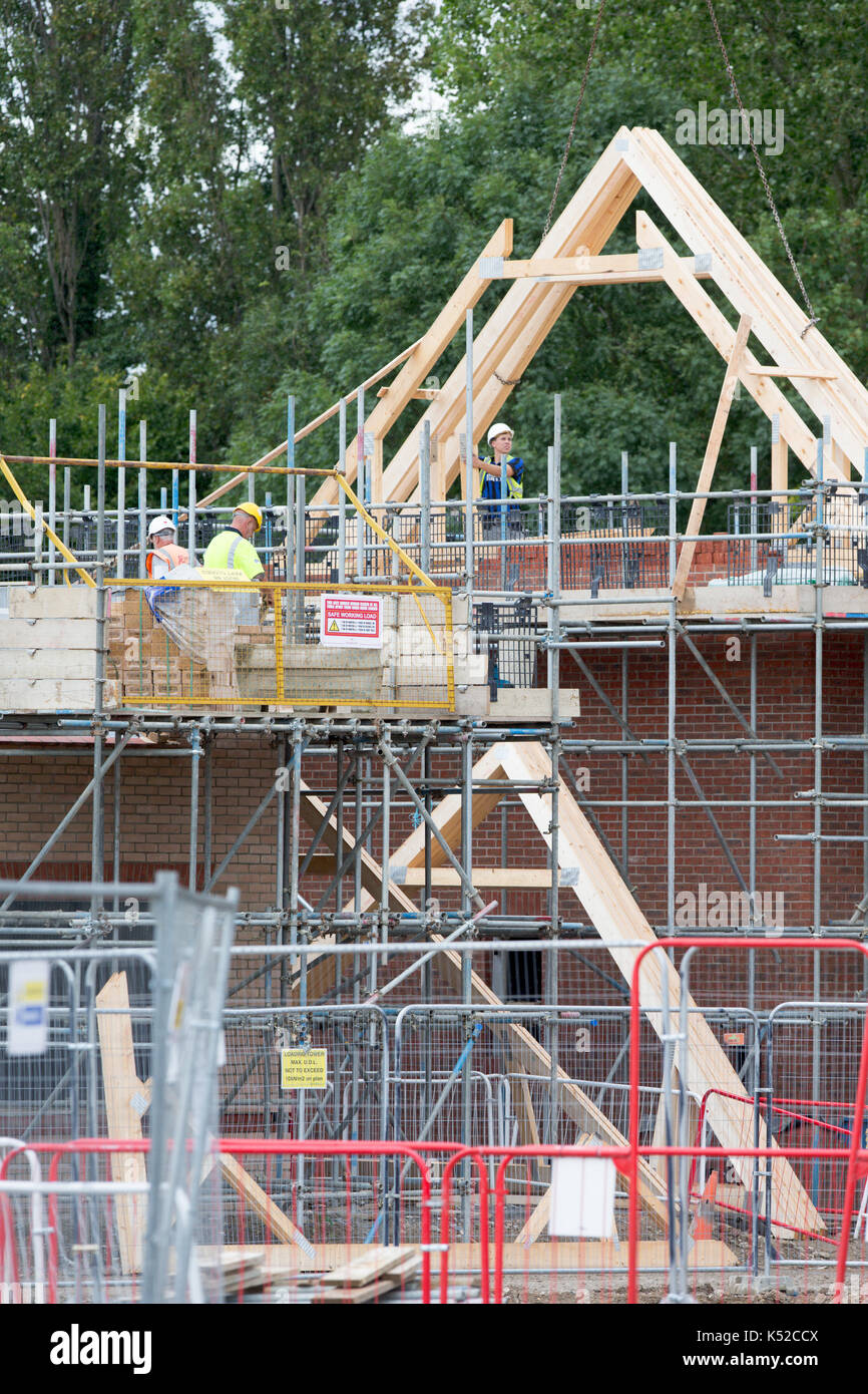 Redrow housing development in Hauxton,Cambridge on September 5th.The ...