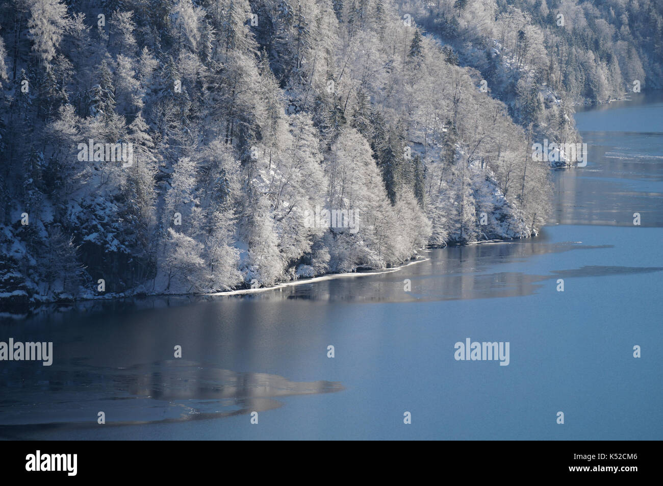 The Königssee in winter Stock Photo - Alamy