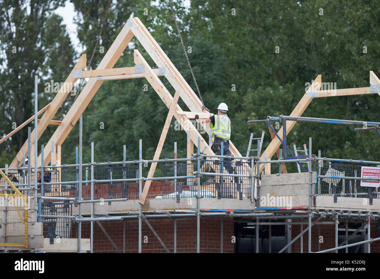 Redrow housing development in Hauxton,Cambridge on September 5th.The ...