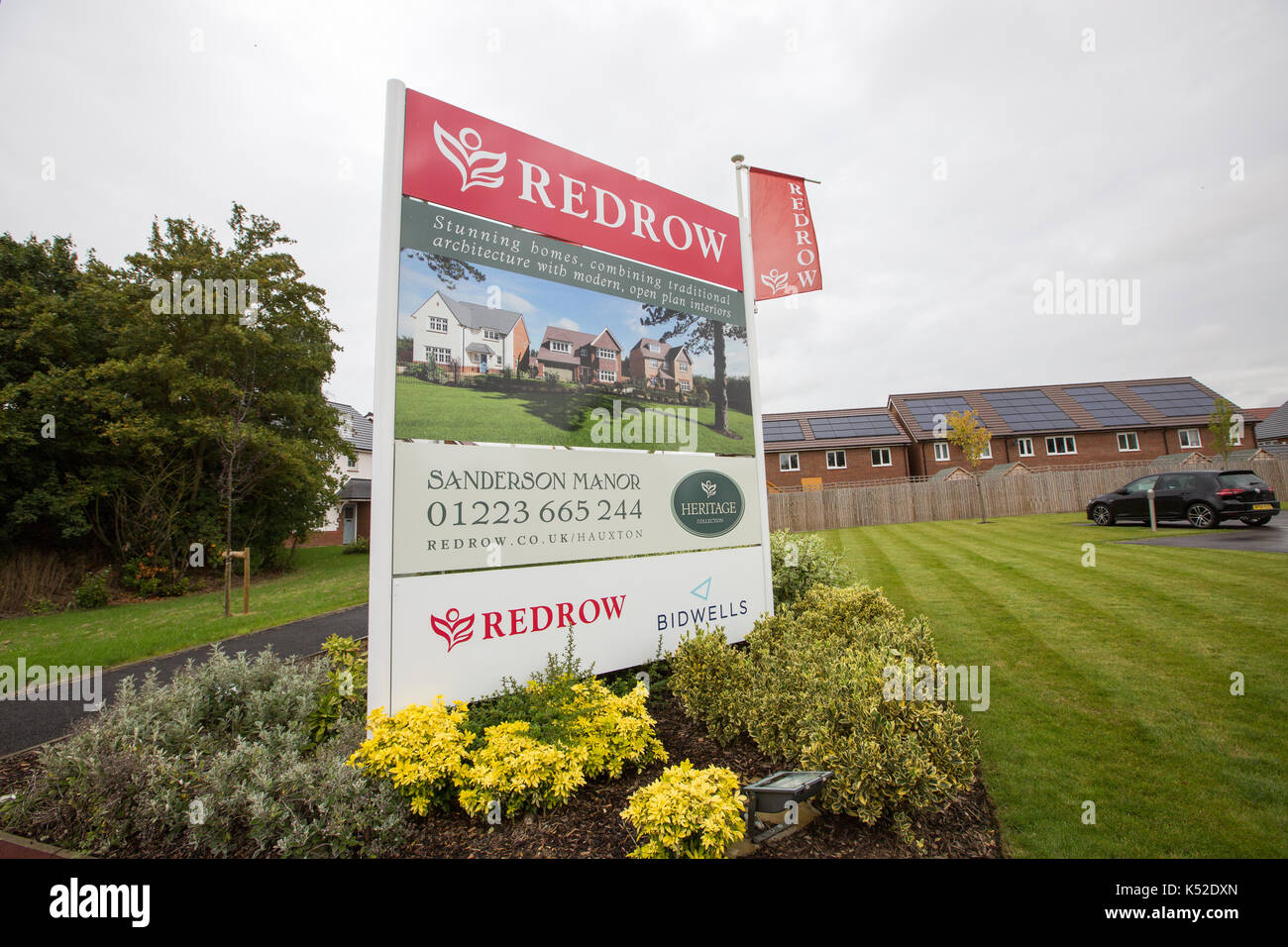 Redrow housing development in Hauxton,Cambridge on September 5th.The ...