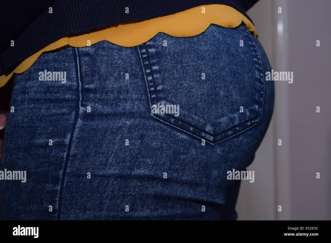 Woman pointing isolated full body back hi-res stock photography and ...