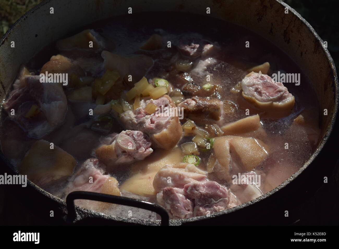 Preparation of juicy stew Stock Photo - Alamy