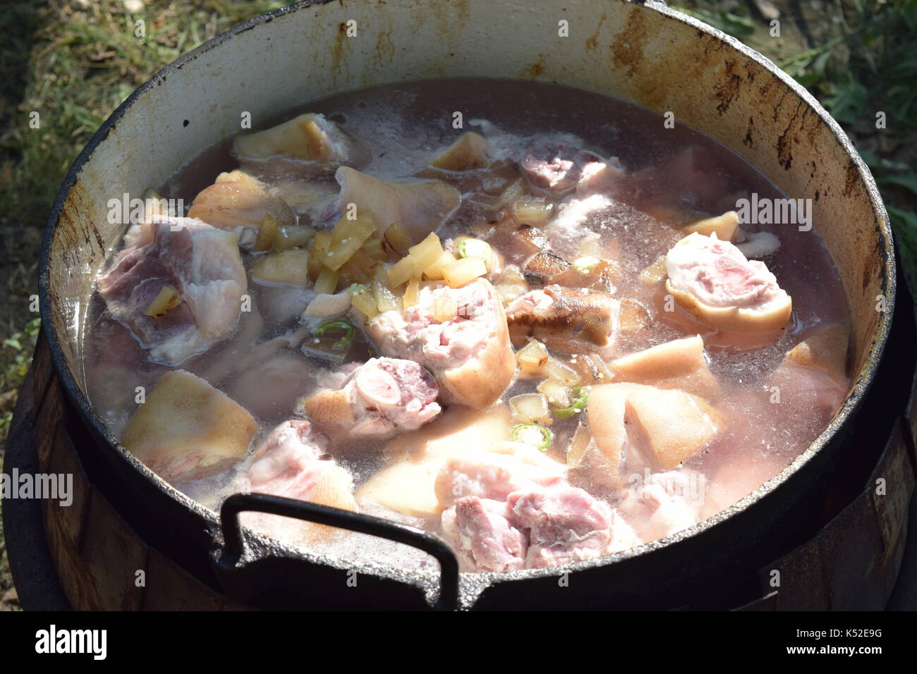 Preparation of juicy stew Stock Photo - Alamy