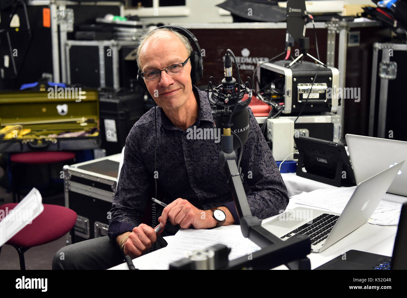 John Brunning on air during Classic FM's 25th Birthday concert at the ...