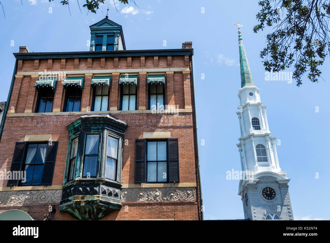Savannah Georgia,historic district,Chippewa Square,Foley House Inn,bed ...