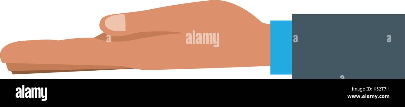 extended hand ready to accept gesture Stock Vector Image & Art - Alamy