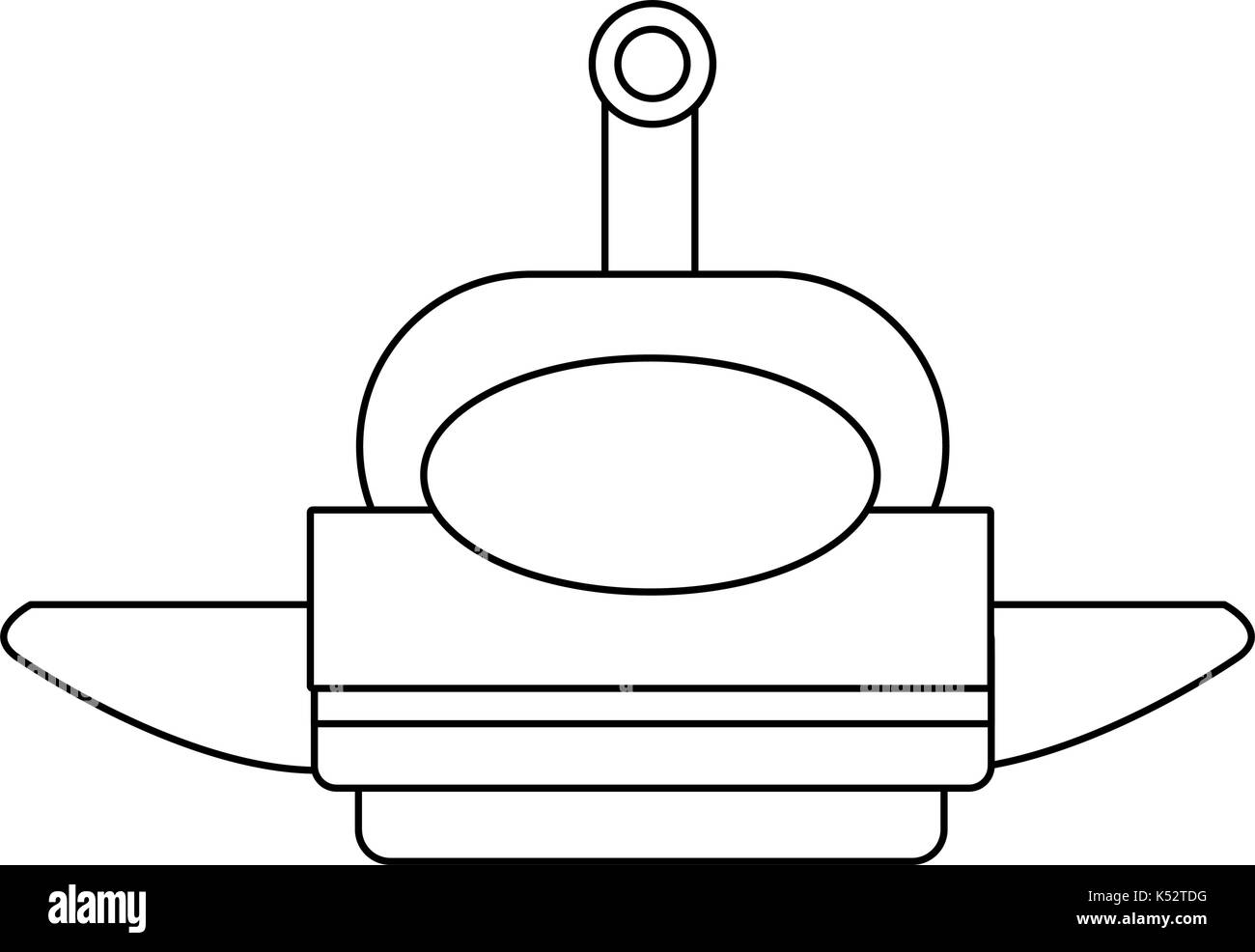 smart robot future technologies theme on white background Stock Vector ...