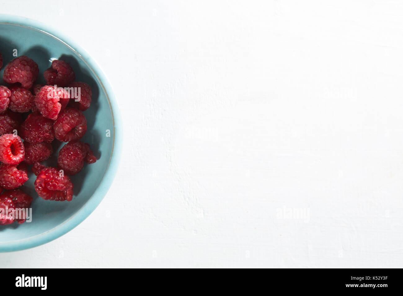 Raspberries in transparent bowl hi-res stock photography and images - Alamy
