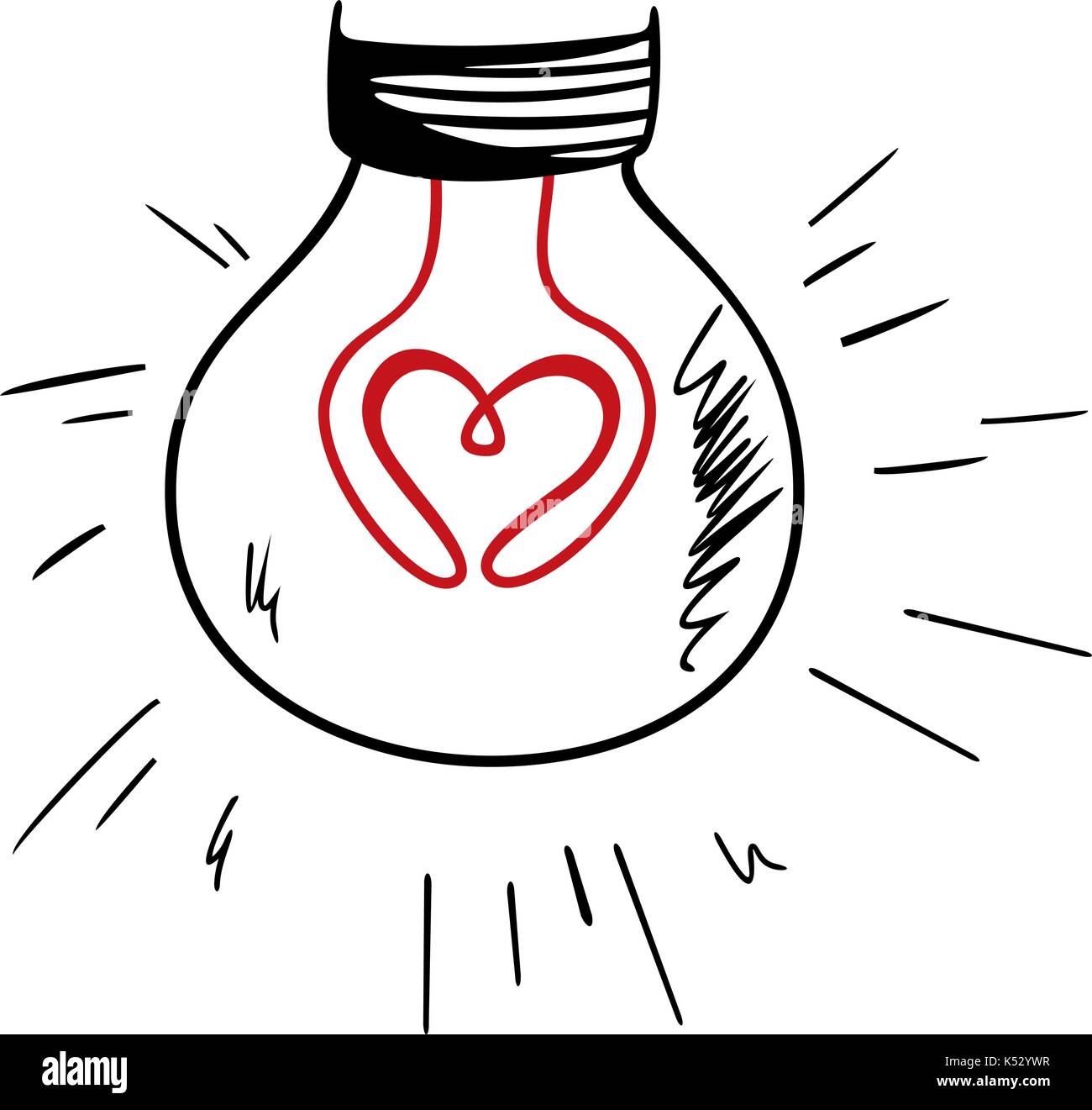 Love concept light Cut Out Stock Images & Pictures - Alamy