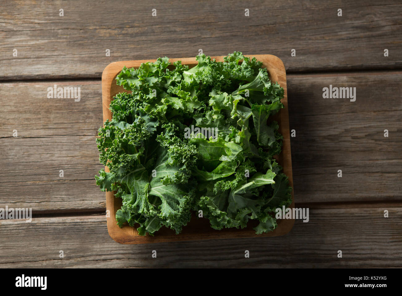 Overhead view kale on hi-res stock photography and images - Alamy