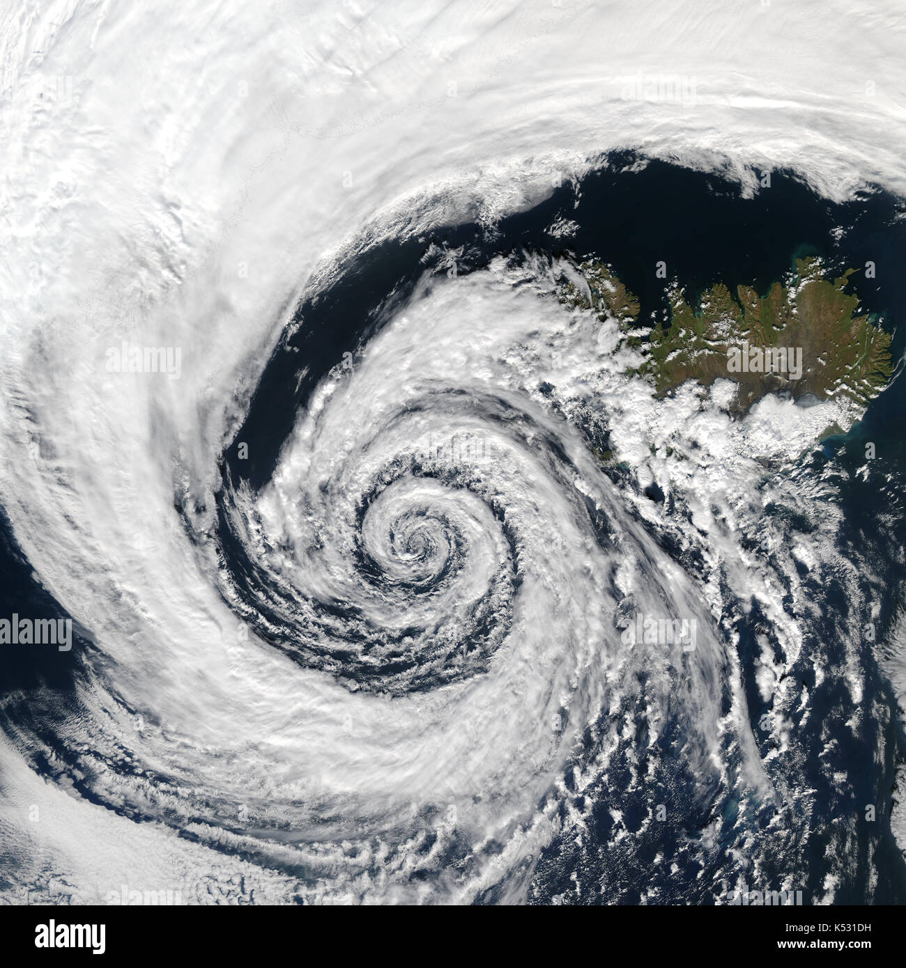 Super storm from space hi-res stock photography and images - Alamy