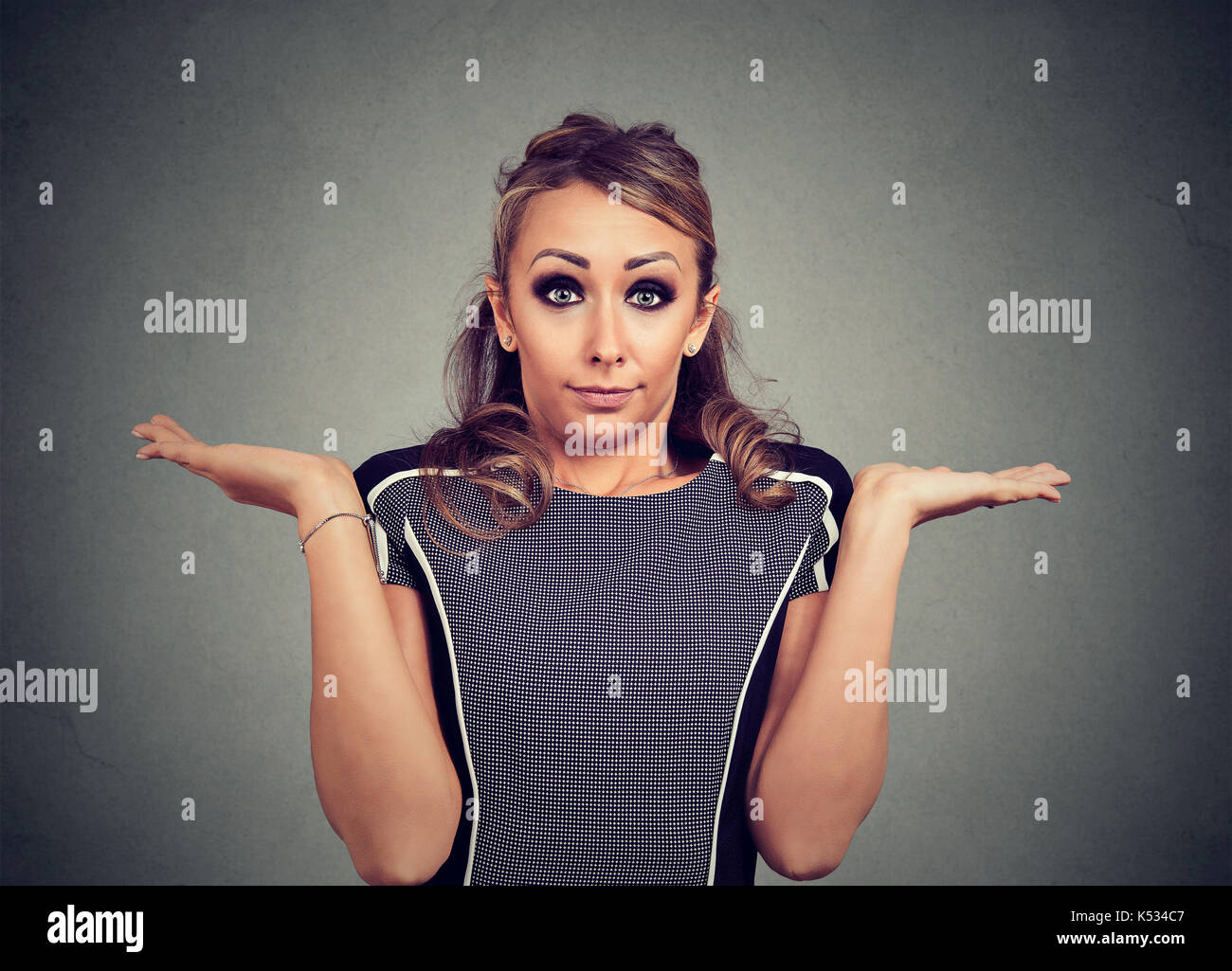 Shrug of the shoulders hi-res stock photography and images - Alamy