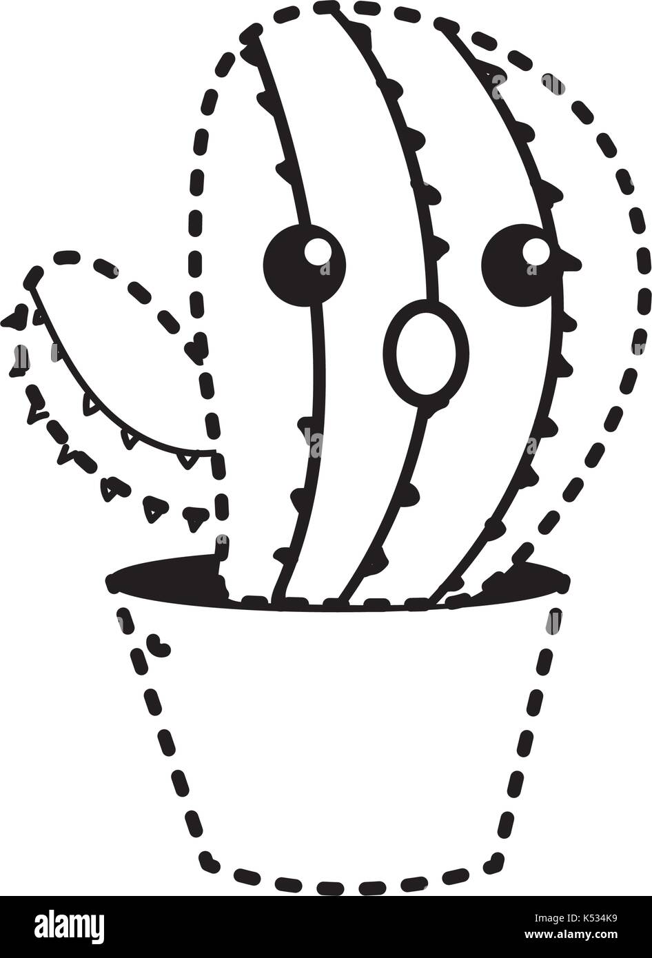 Cactus fun shape Stock Vector Images - Alamy