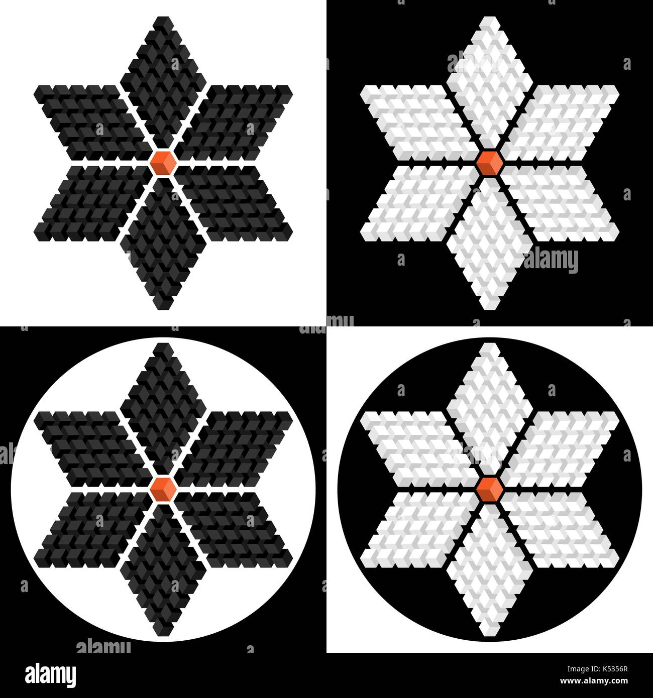 Compound flower Stock Vector Images - Alamy