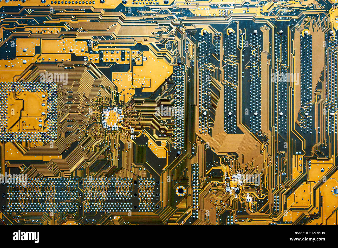 Integrated Microprocessor And Sockets On Circuit Of Computer