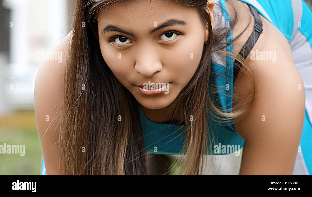 Females exercising hi-res stock photography and images - Alamy