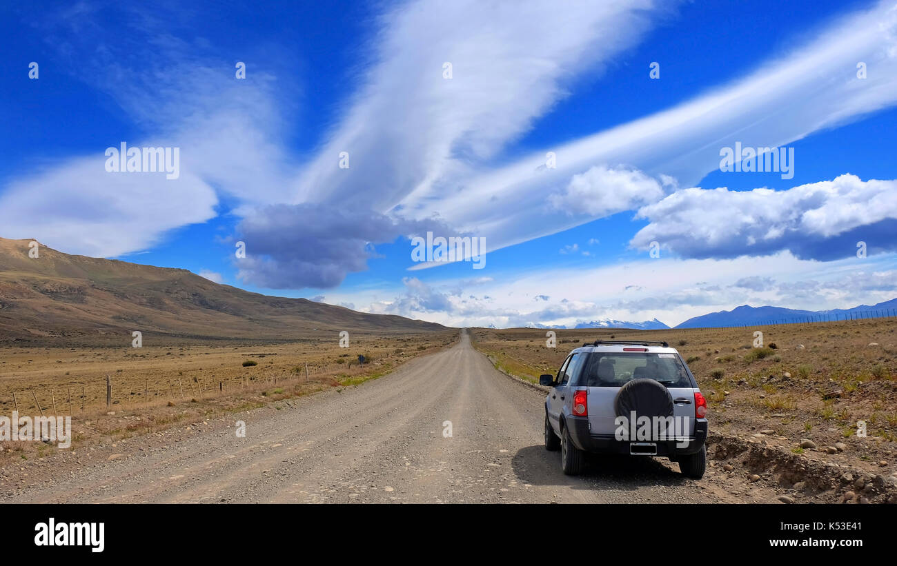 Driving through patagonia hi-res stock photography and images - Alamy