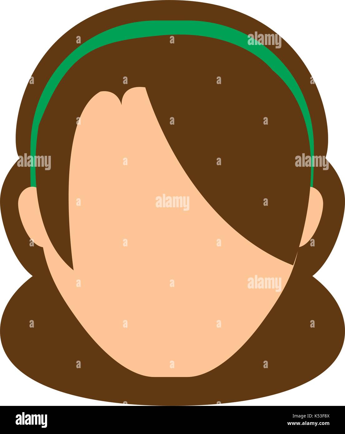 woman face icon Stock Vector Image & Art - Alamy