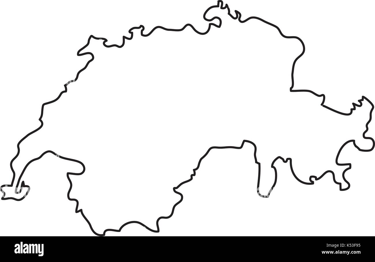 map of switzerland icon Stock Vector Image & Art - Alamy